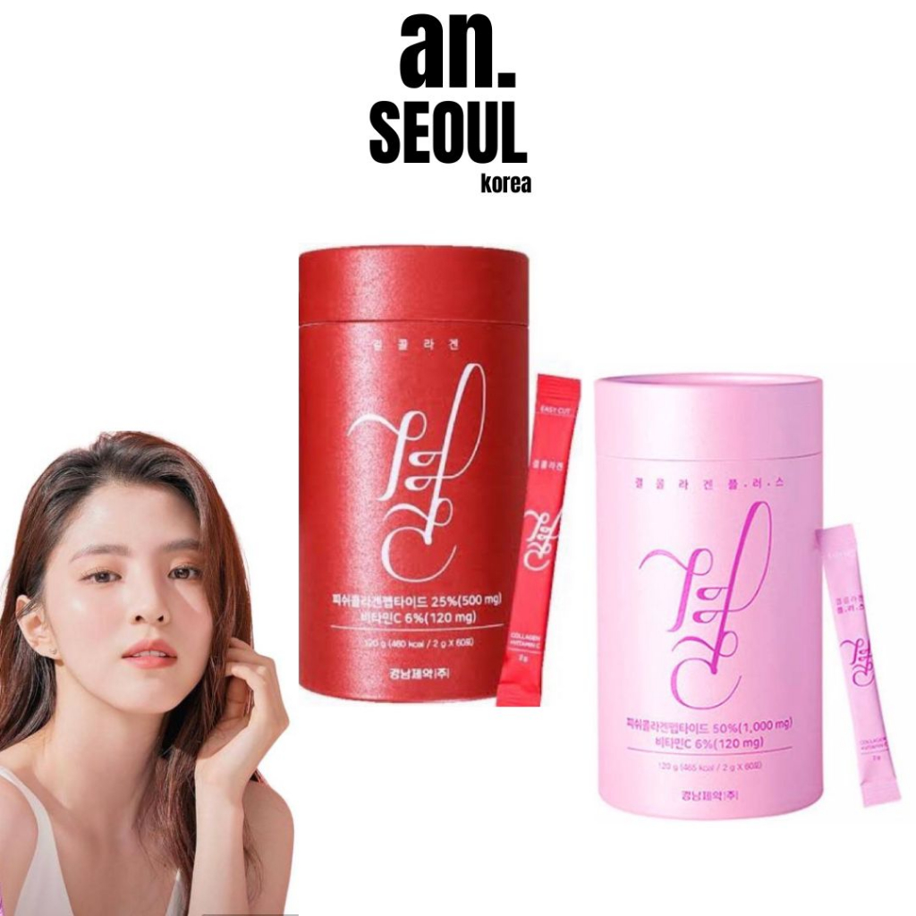 lemona Gyeol Collagen คอลลาเจนเกาหลี [60 ซอง] /lemona Gyeol Collagen Renewal Collagen Plus คอลลา ...