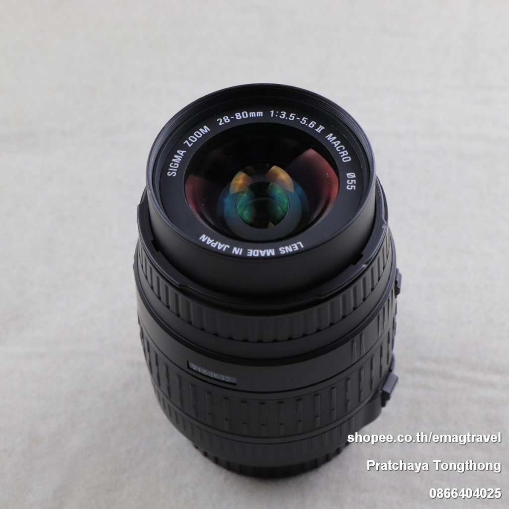 เลนส์ SIGMA ZOOM 28-80mm f3.5-5.6 II MACRO for Canon ถ่ายมาโครสวย | Shopee Thailand