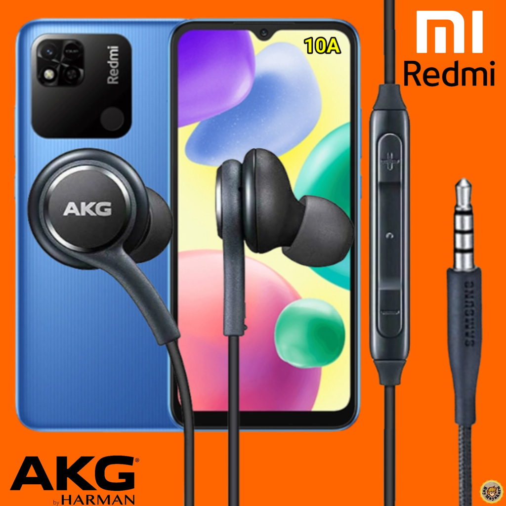 หูฟัง สมอลทอล์ค Redmi Aux 3.5 เรดมี่ สายถักแข็งแรง เสียงดี เบสหนัก เล่น ...