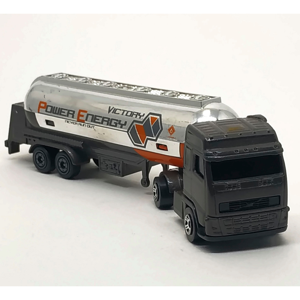 Majorette Truck - Volvo FH16 สีเทาเข้ม + Power Energy Tank /scale 1/100 ...