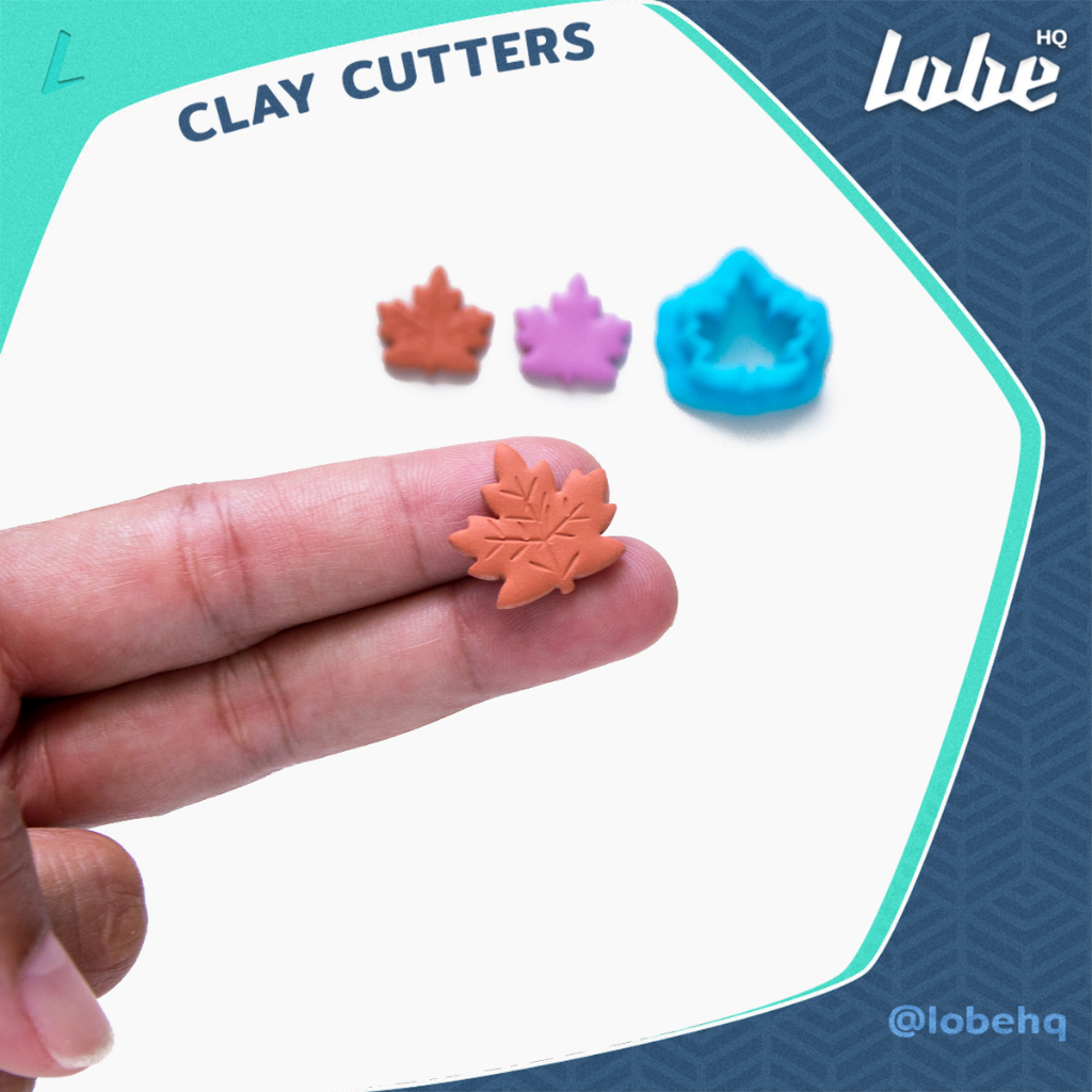 Maple Leaf A Clay Cutter/ Clay Tools/ Polymer Clay Cutter/ แม่พิมพ์กด ...