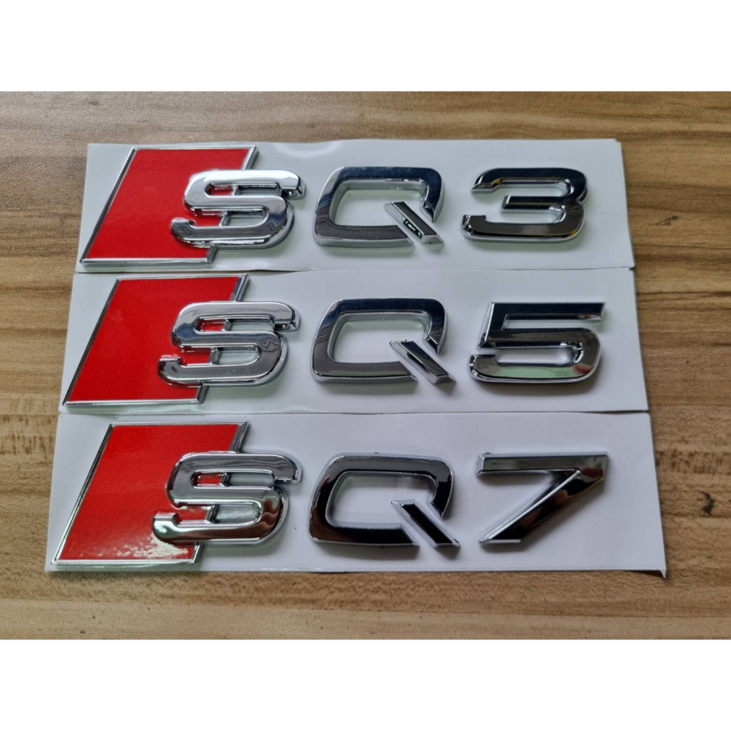 โลโก้ตัวอักษณ ติดหลัง อาวดี้ ออดี้ 2021 Audi SQ3 / SQ5 / SQ7 TFSI ...