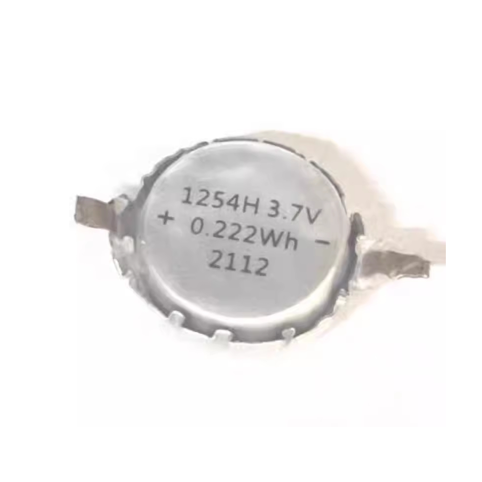 rechargeable battery LIR1254 3.7V 70mah soft bag polymer rechargeable ...