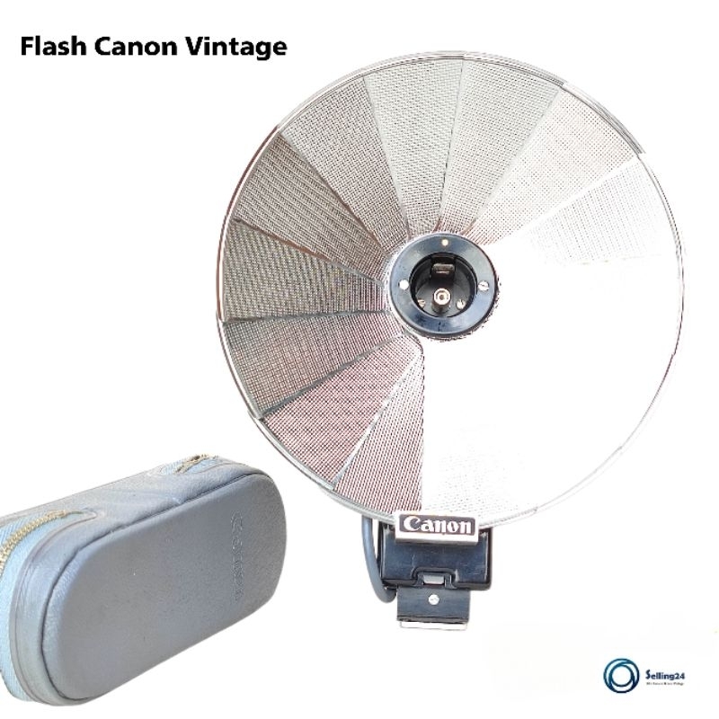แฟลชจาน Vintage Canon Flash Unit - Canon Range Finder Distance Guide ...