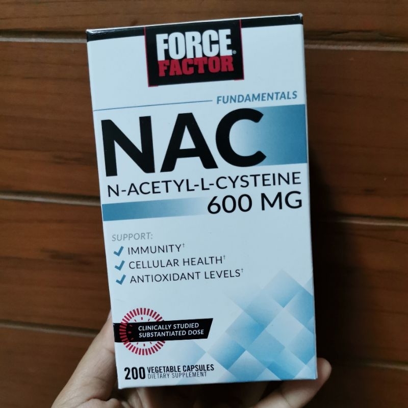 NAC 600mg NAC Long N-Acetyl-L-Cysteine 600 mg, 200 Vegetable Capsules ...