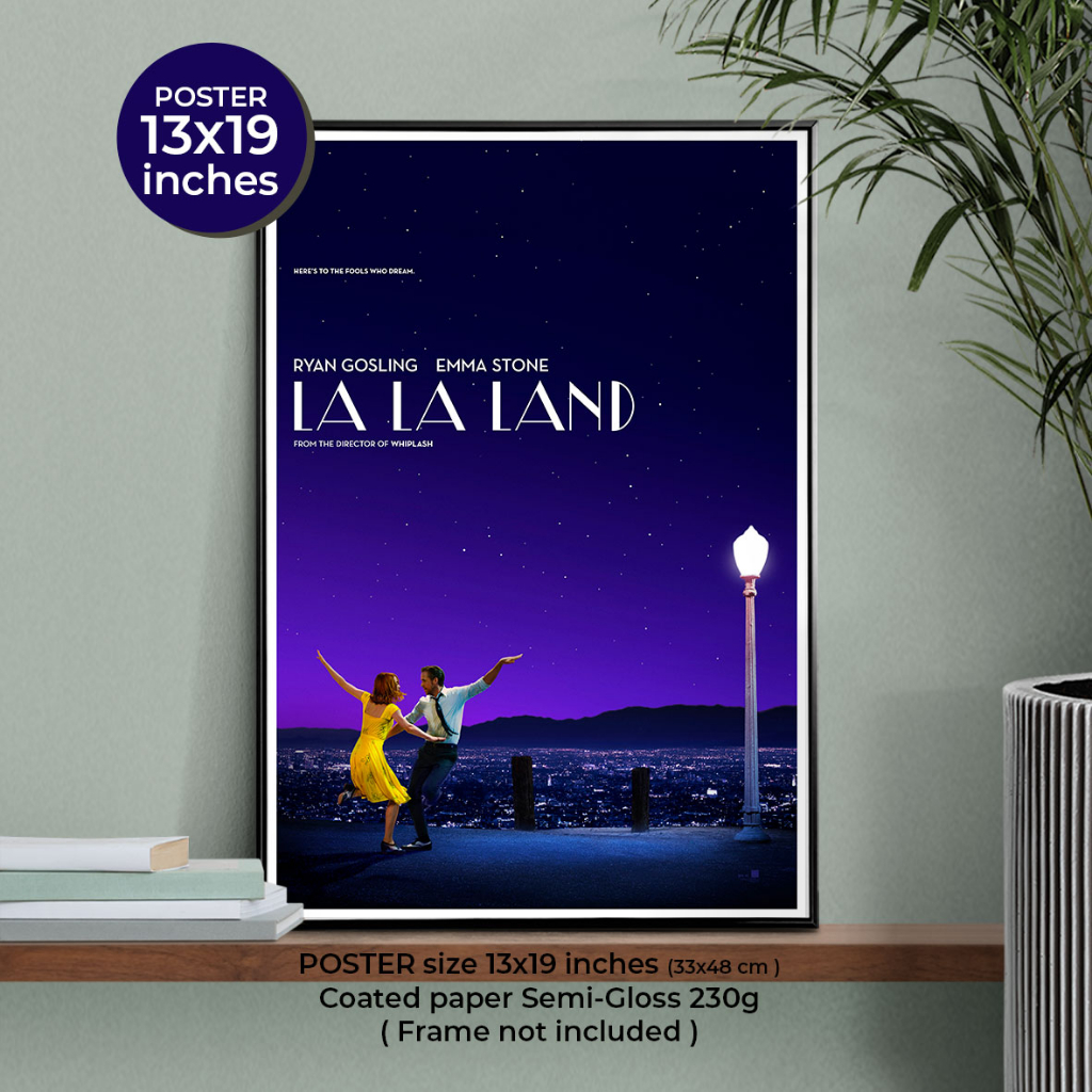 La La Land POSTER - Ryan Gosling,Emma Stone โปสเตอร์ภาพขนาด 33X48 cm ...