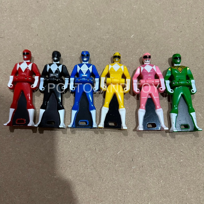 เรนเจอร์คีย์ พิเศษ จูเรนเจอร์ ครบทีม 6ตัว Ranger key Zyuranger | Shopee ...
