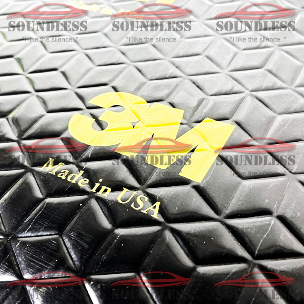 [3M][ส่งด่วน] แผ่นแดมป์ Damp ซับเสียง กาวสีดำ ชนิดฟอยล์ กันเสียง กลิ่น ...