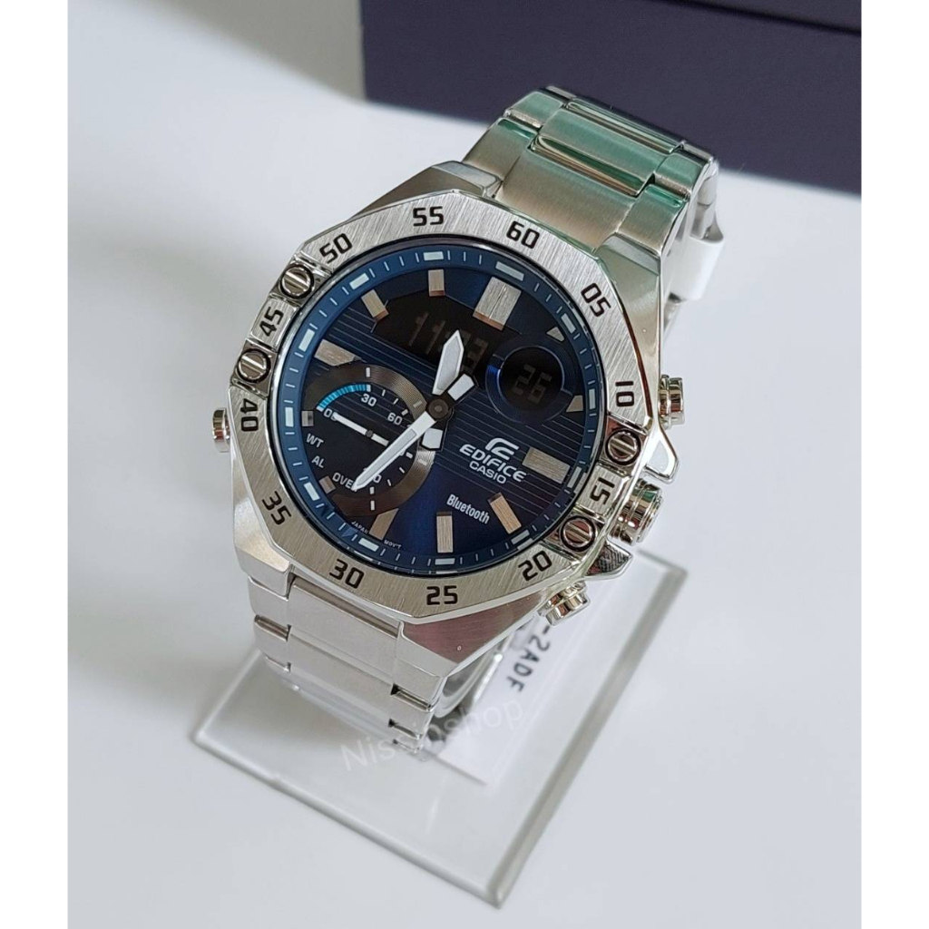นาฬิกา Casio Edifice Bluetooth รุ่น ECB-10D-2A และ ECB-10DB-1B นาฬิกาข้อมือผู้ชายเชื่อมต่อ smart ...