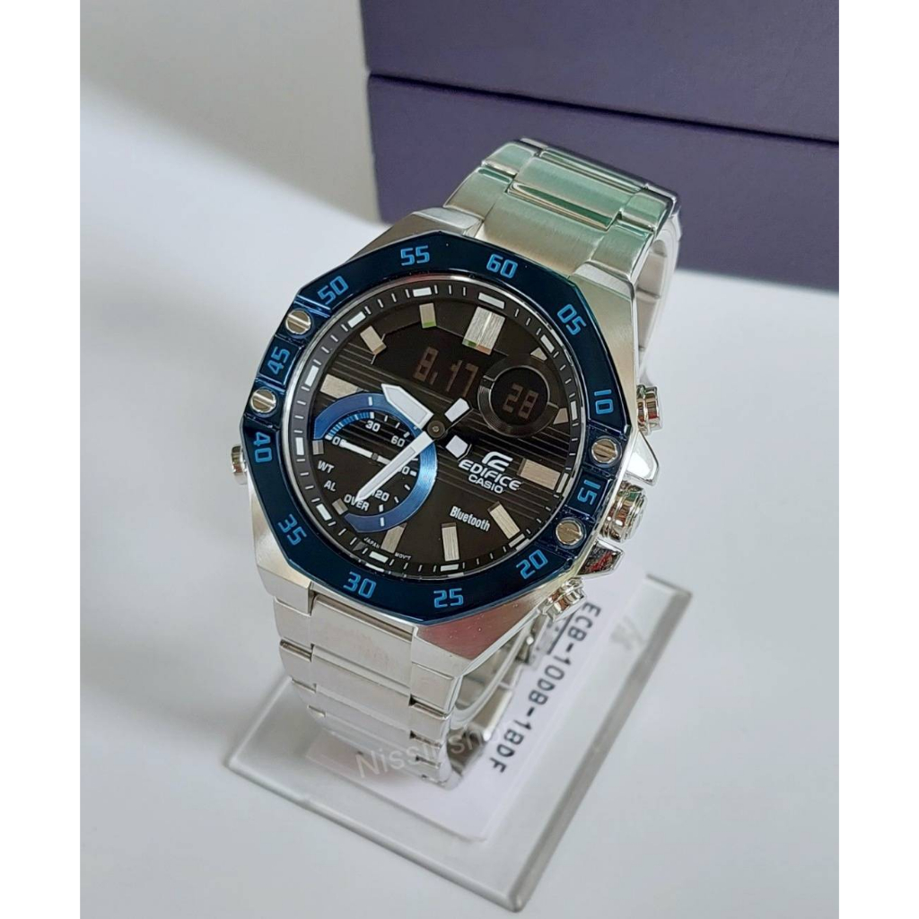 นาฬิกา Casio Edifice Bluetooth รุ่น ECB-10D-2A และ ECB-10DB-1B นาฬิกาข้อมือผู้ชายเชื่อมต่อ smart ...