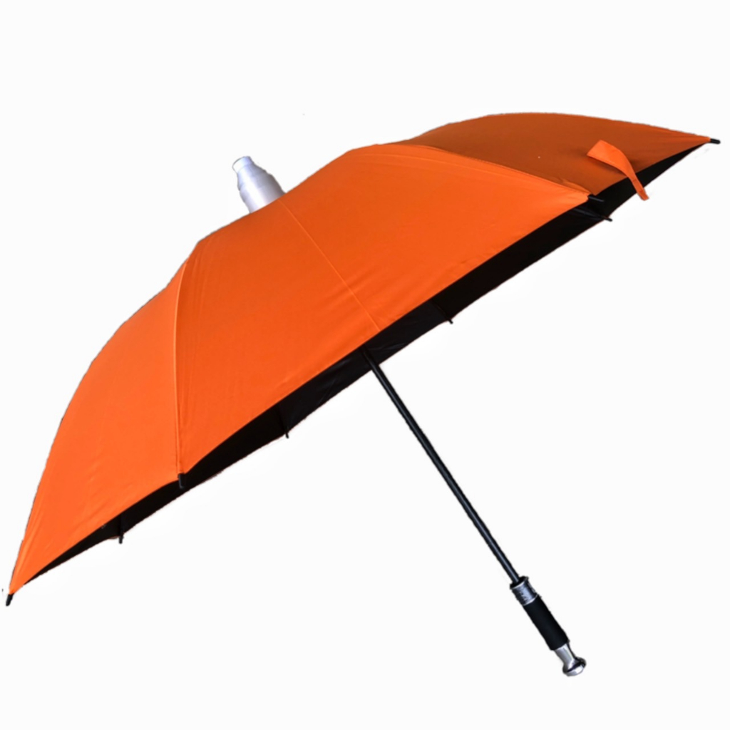 ร่มปลอกหุ้มสีส้ม ร่มส้มด้ามจับแข็งแรง ร่มคันใหญ่ สามารถกางได้2-3 คน ...