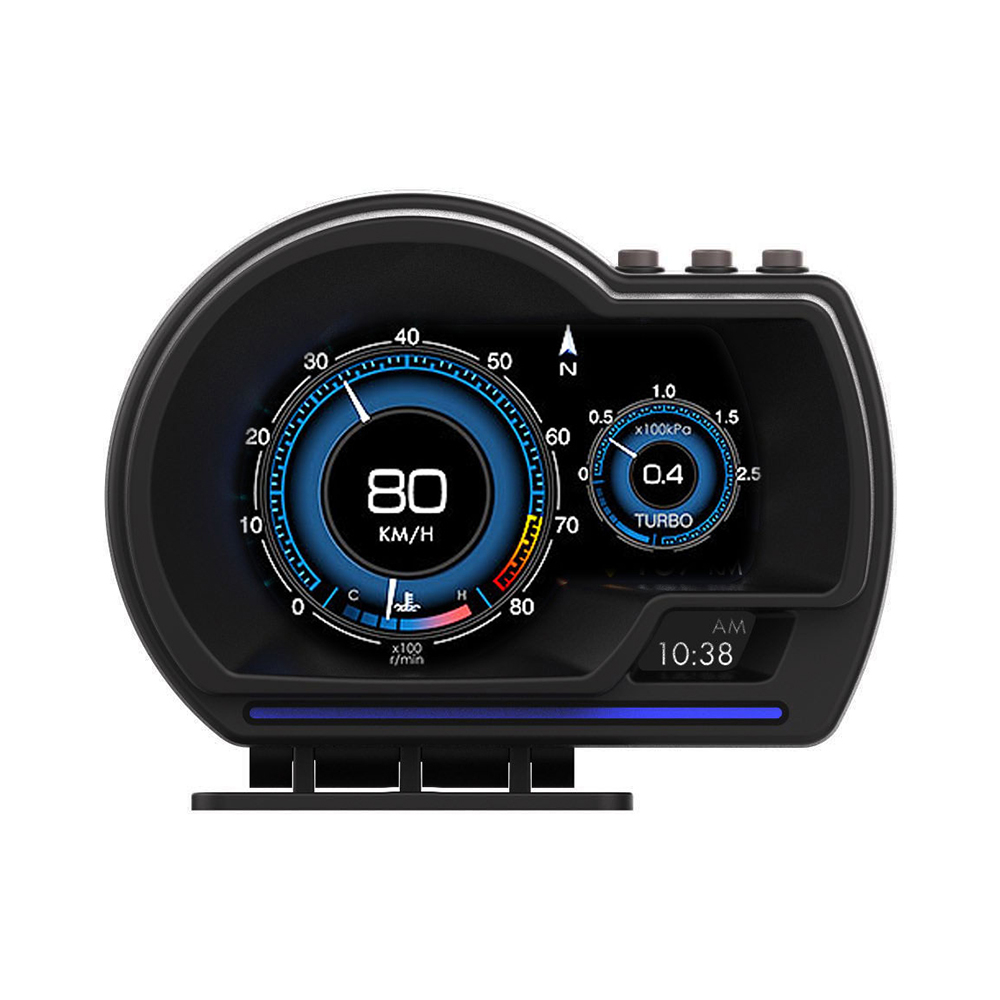 【จัดส่ง24ชม】OBD2 สมาร์ทเกจ hud Smart Gauge Digital Meter/Display P6 Plus + GPS ของแท้เมนูภาษาไทย ...