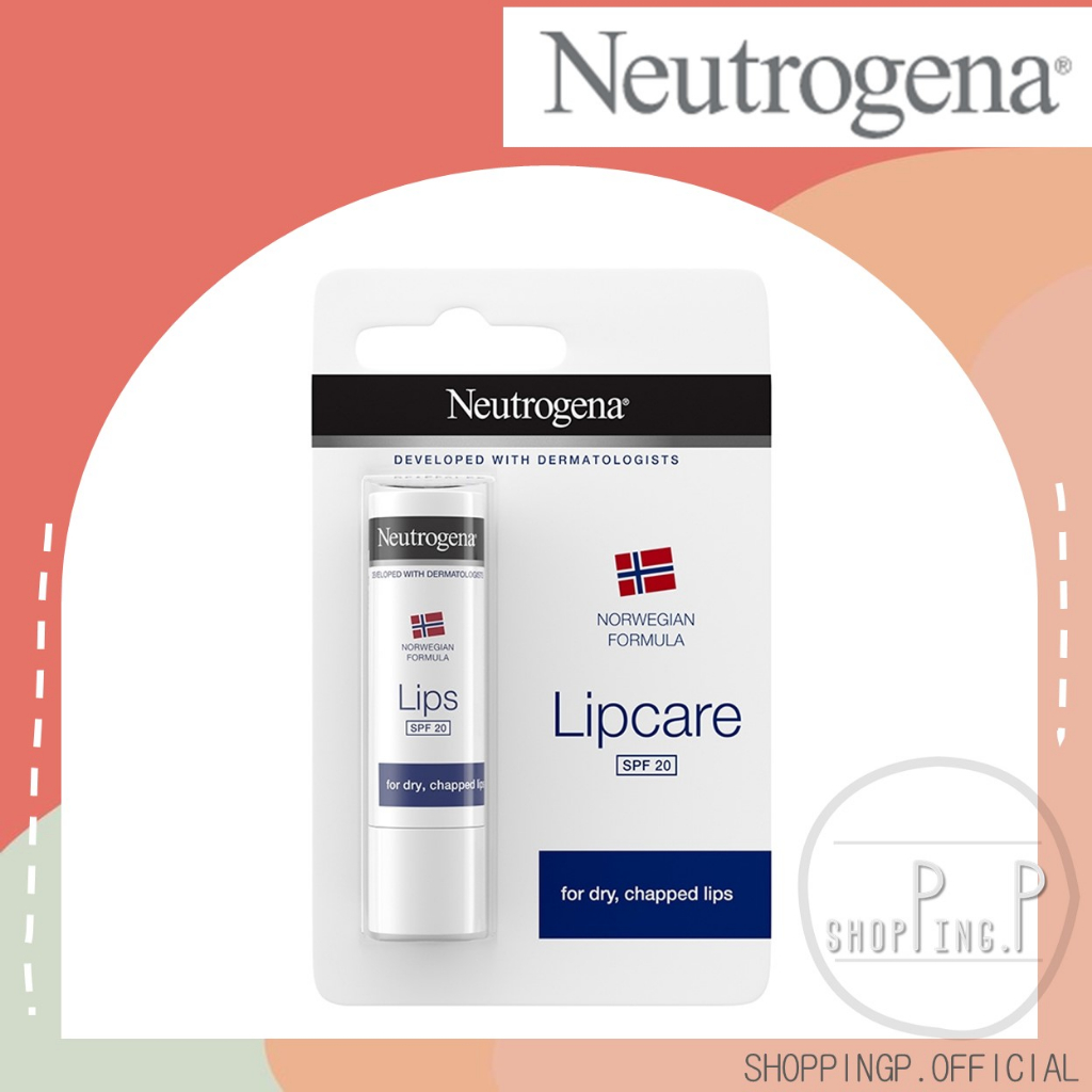 ️พร้อมส่ง/แท้100% ️ Neutrogena Norwegian Formula Lip Care SPF 20 ขนาด 4 ...