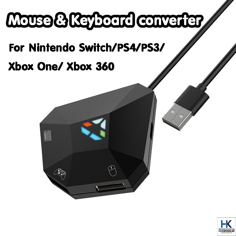 DOBE™ Mouse & Keyboard Converter ตัวแปลงรับสัญญาณเม้าส์คีย์บอร์ดสำหรับ ...