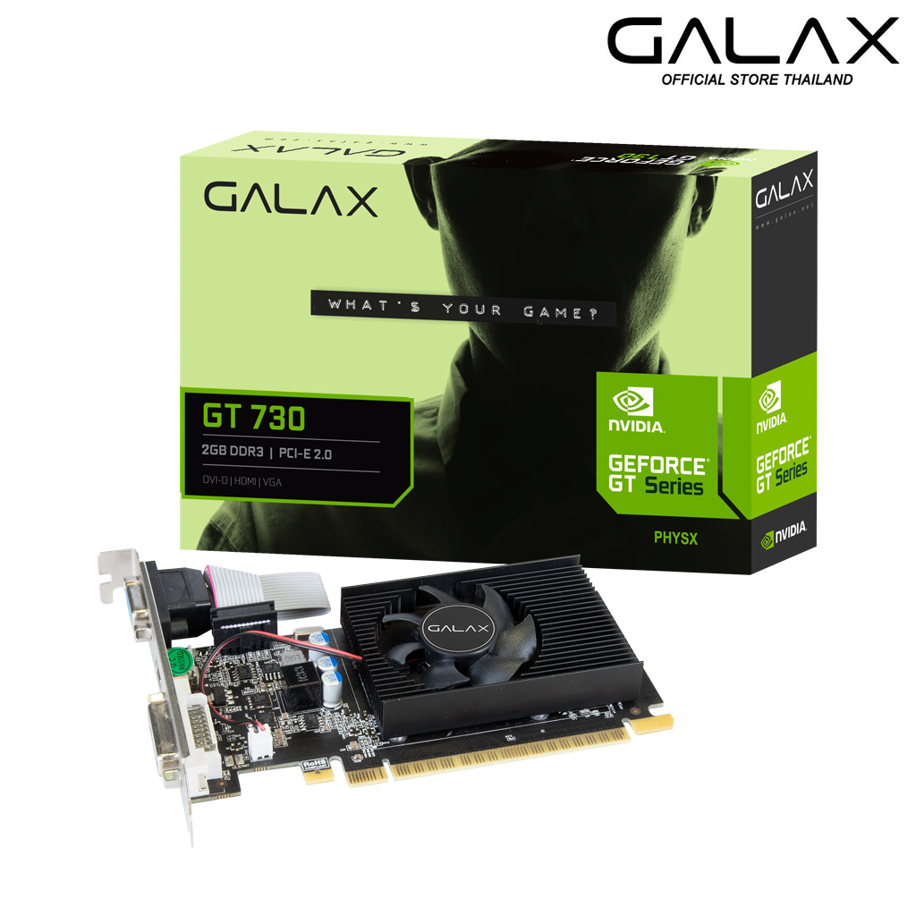 GALAX VGA GT730 LP 4GB DDR3 128Bit | Shopee Thailand