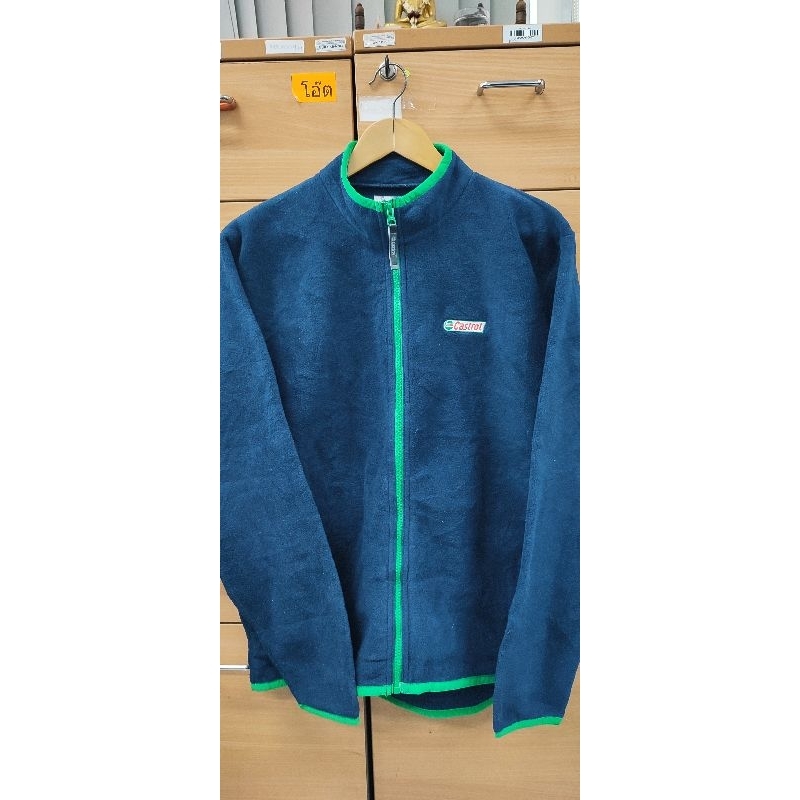 เสื้อ Fleece Castrol ผู้ชาย สีกรมท่า | Shopee Thailand