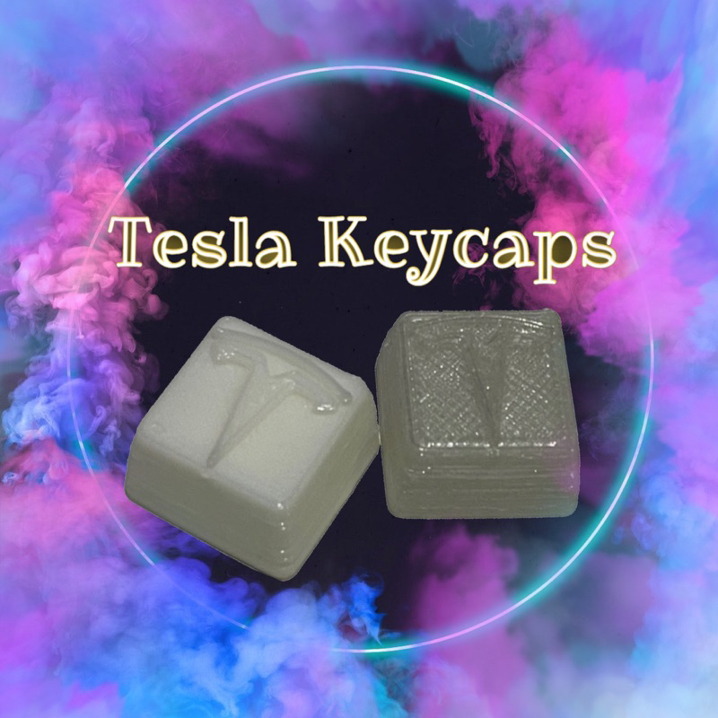 3D Printed Tesla Keycaps | Shopee Thailand