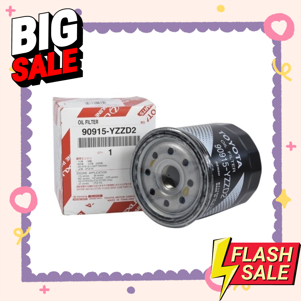 กรองเครื่อง TOYOTA VIGO REVO OIL Filter TOYOTA 90915-YZZD2 | Shopee ...