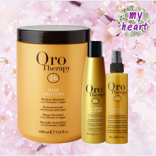 Fanola Oro Therapy 24K Oro Puro เพิ่มความเงางาม หอม ผมนุ่ม แบบมีวอลุ่ม ...