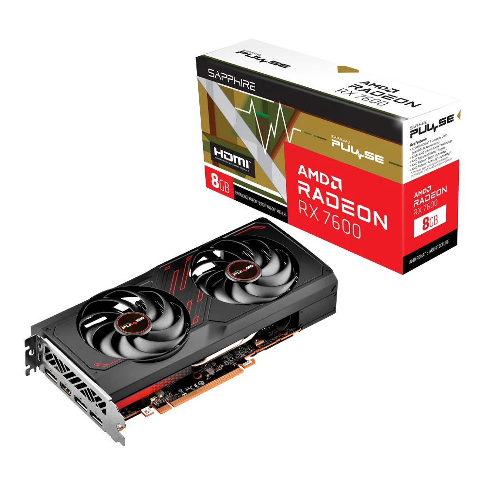(การ์ดจอ) SAPPHIRE PULSE AMD RADEON RX 7600 8GB - 8GB GDDR6 | Shopee ...