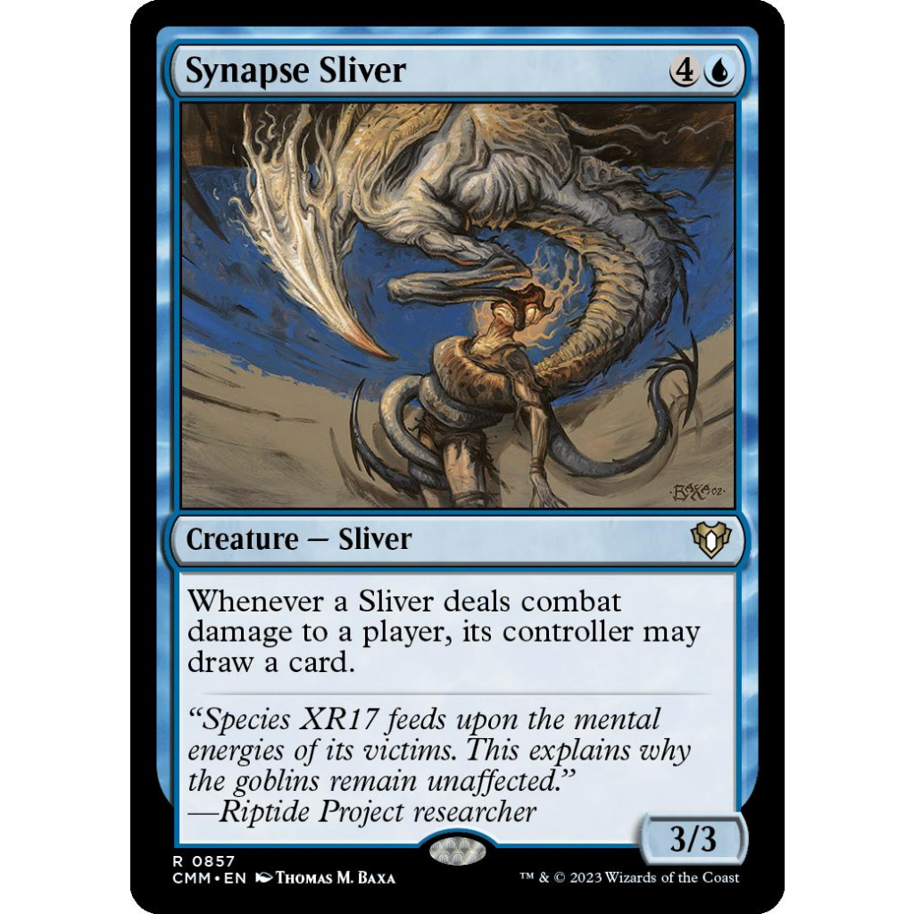 Synapse Sliver การ์ด Magic The Gathering ของแท้ จากชุด Commander ...