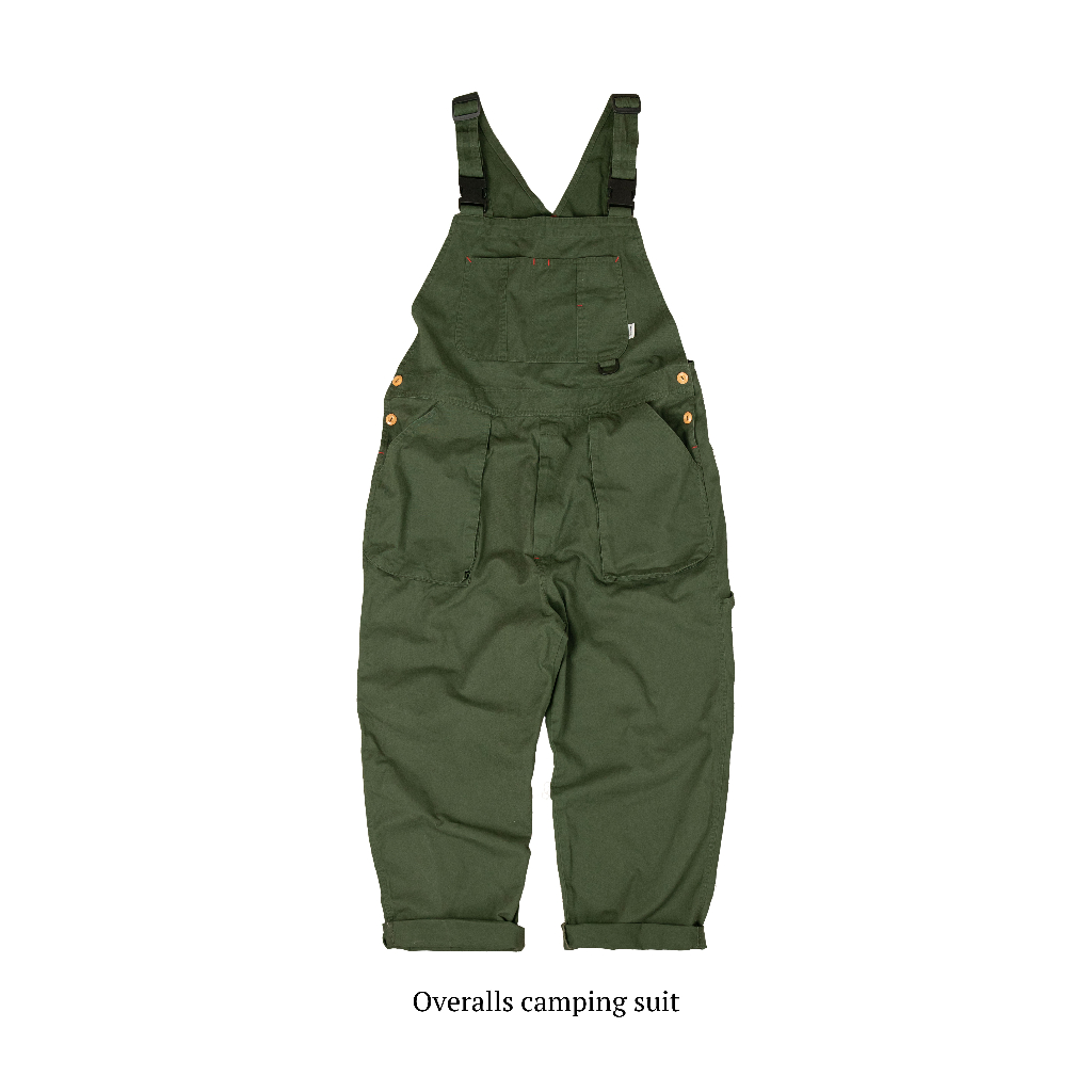 Overalls camping suit (washed cotton) | Shopee Thailand