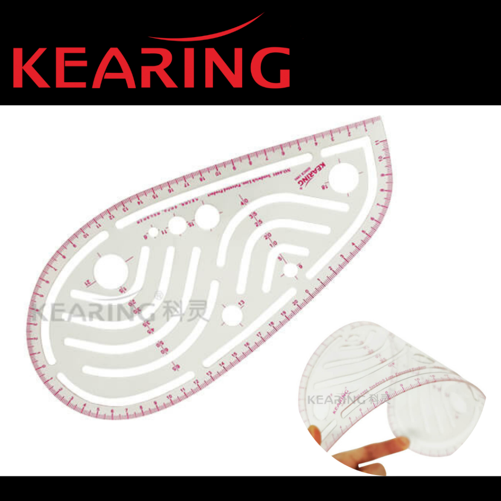 Kearing Plastic Vary Form Curve Ruler ไม้บรรทัดโค้งสำหรับทำแพทเทิร์น ...