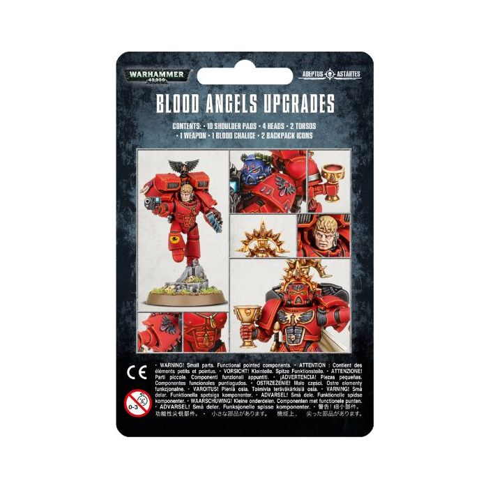 [GWพร้อมส่ง]WARHAMMER 40K: BLOOD ANGELS : UPGRADE PACK โมเดลเกมสนาม ...