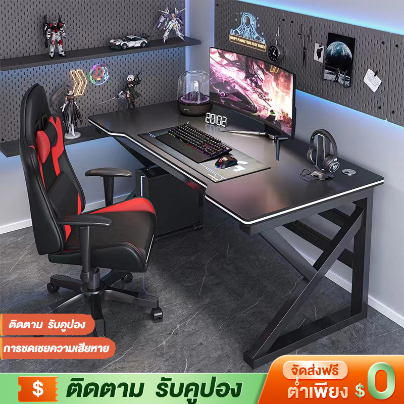 YYM โต๊ะเล่นเกมส์ โต๊ะคอมพิวเตอร์เกมมิ่ง ะคอมพิวเตอร์ ต๊ะเล่นเกมโต๊ะ ...