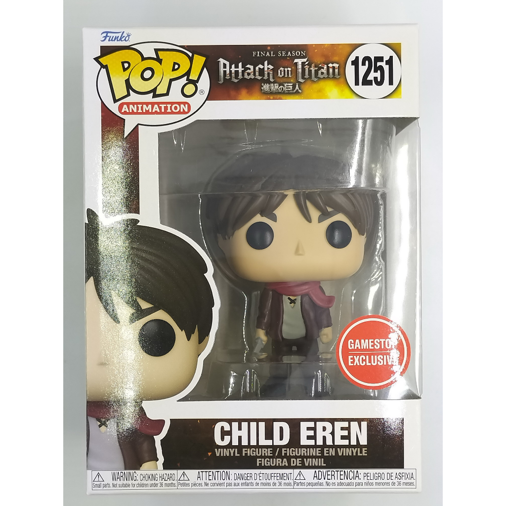 Funko Pop Attack On Titan - Child Eren #1251 (กล่องมีตำหนินิดหน่อย ...