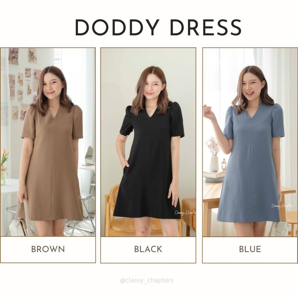 Doddy dress (Classy Chapters) | Shopee Thailand