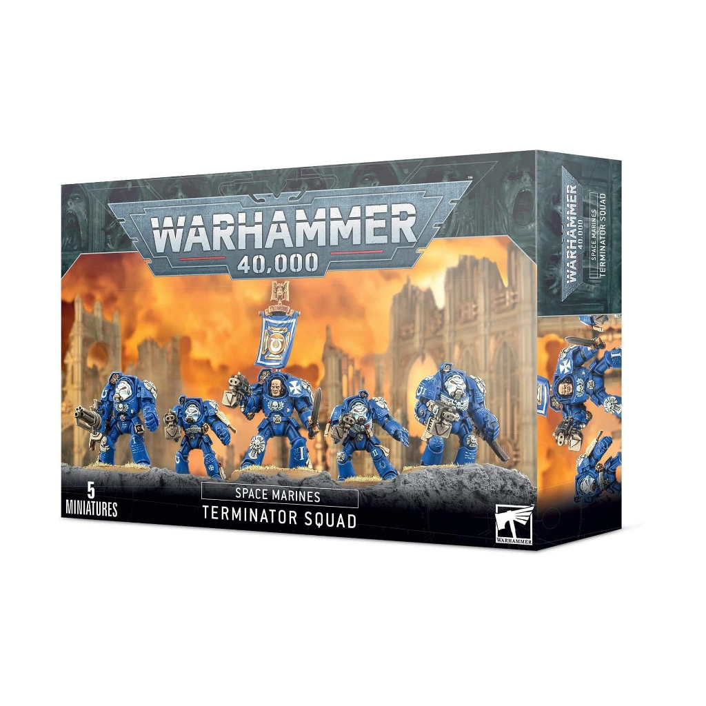 [200A พร้อมส่ง]WARHAMMER 40K: SPACE MARINES:TERMINATOR ASSAULT SQUAD ...
