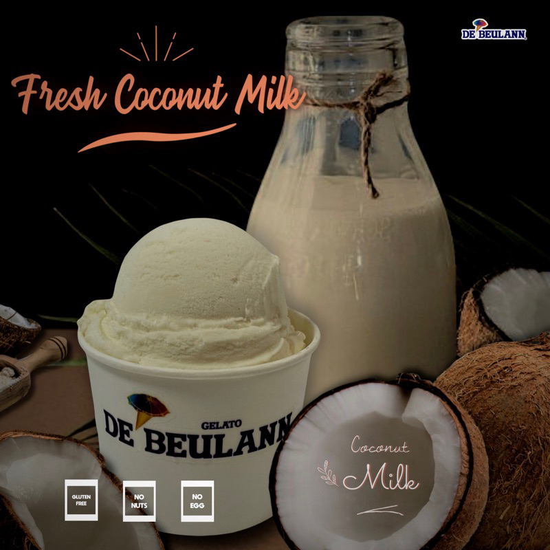 Fresh Coconut Milk [ Premium Classic Gelato Pint 16 oz ] | Shopee Thailand
