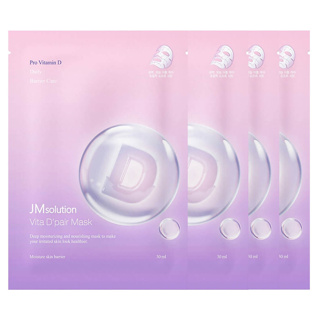 JMSolution VITA D'PAIR MASK 4 Sheets แผ่นมาส์คบำรุงผิวหน้าสูตรย้อนวัย ... JMSolution VITA D'PAIR MASK 4 Sheets แผ่นมาส์คบำรุงผิวหน้าสูตรย้อนวัย ...