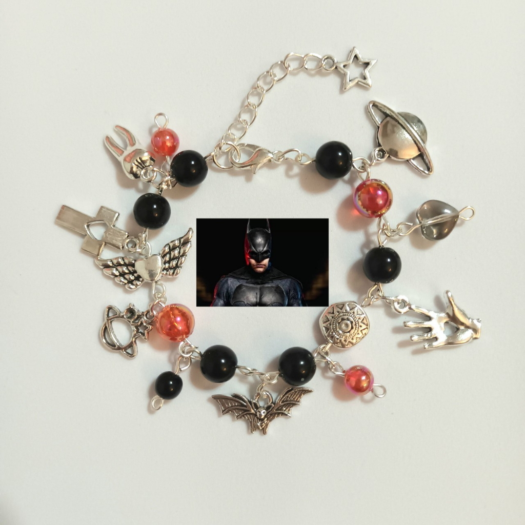 Batman Bracelet กำไลลูกปัด มุก สร้อยข้อมือ | Shopee Thailand