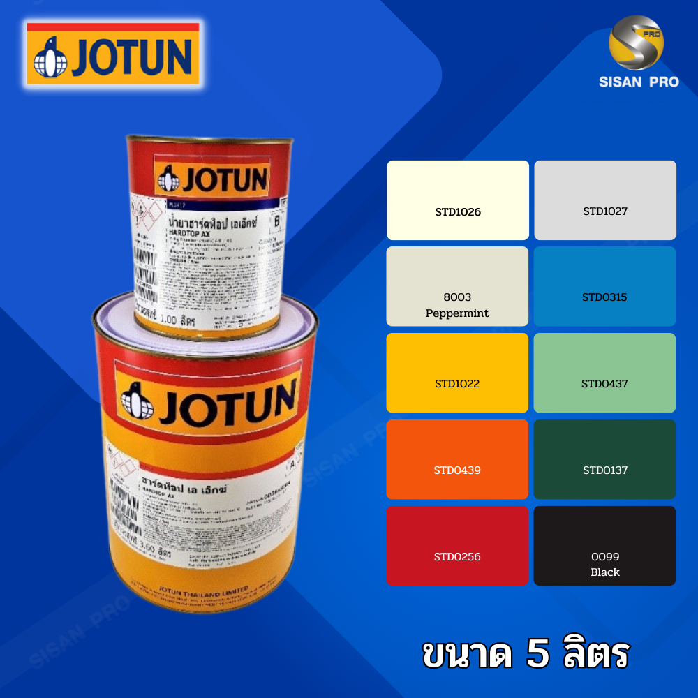 Jotun Hardtop AX โจตัน ฮาร์ดท็อป เอเอ็กซ์ สีโพลียูรีเทน สีทับหน้า สี ...