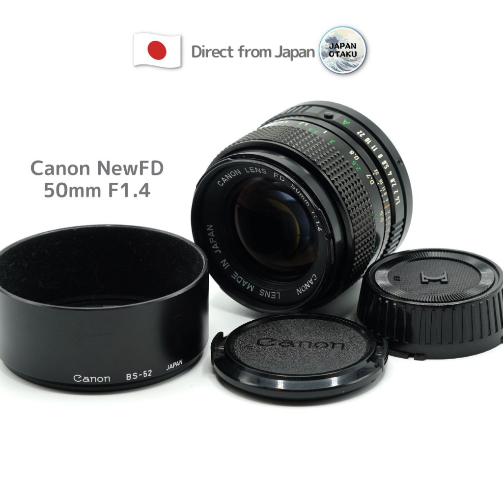 [Used in Japan] " Vintage Lens " Canon New FD 50mm f/1.4 Released in ...