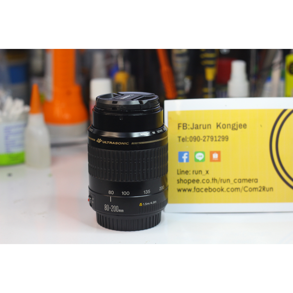 เลนส์ซูม Canon EF 80-200 mm f4.5-5.6 USM (ultrasonic) ออโต้โฟกัส สภาพสวย มอเตอร์ทำงานเงียบ ...