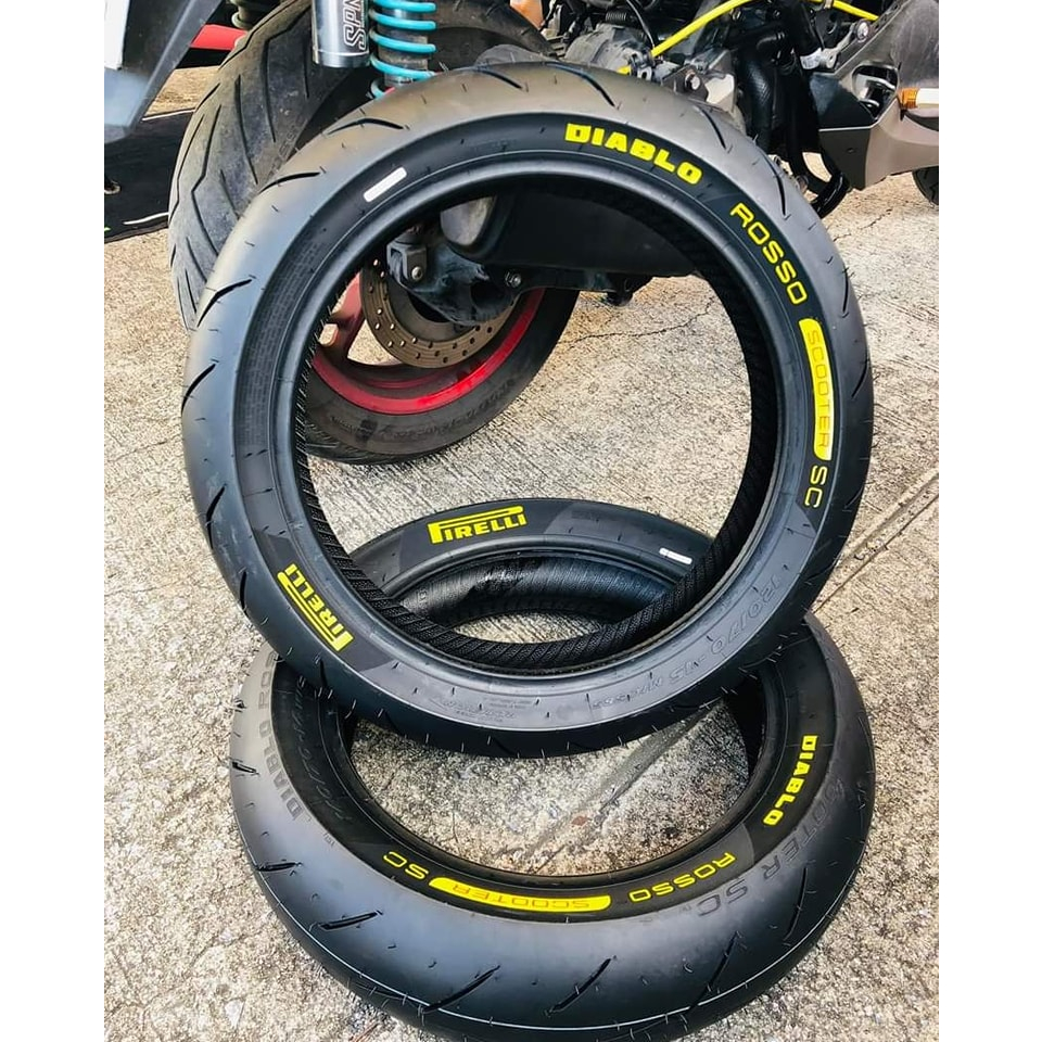ยาง pirelli diablo rosso scooter sc สำหรับ Forza300-350 - xmax300 ...