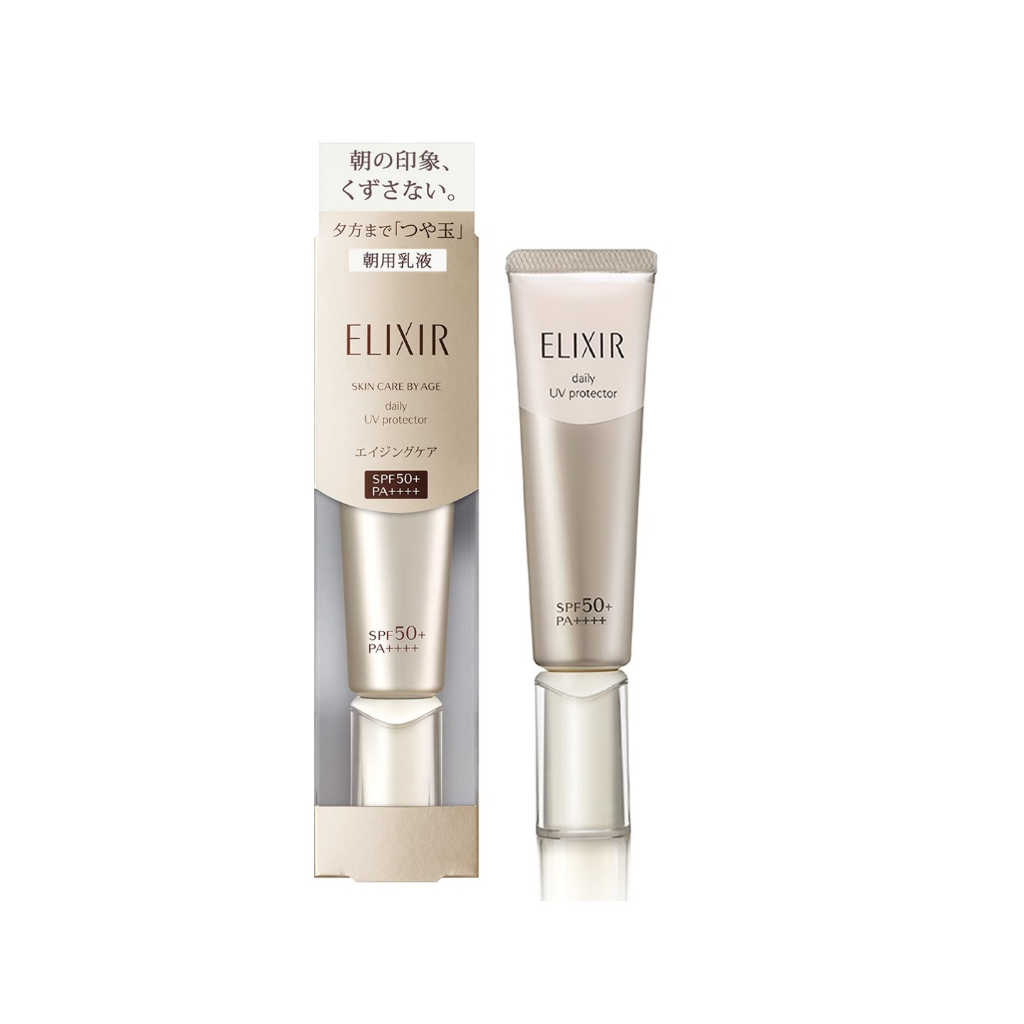 Elixir Daily UV Protector SPF 50+ PA++++ อิลิคเซอร์ เดลี ยูวี โพรเทคเตอร์ กันแดดน้ำนม 35ml ...