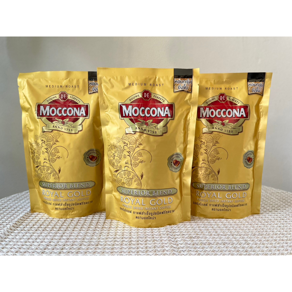 Moccona Royal Gold มอคโคน่ารอยัลโกลด์(120กรัม×2ถุง) | Shopee Thailand