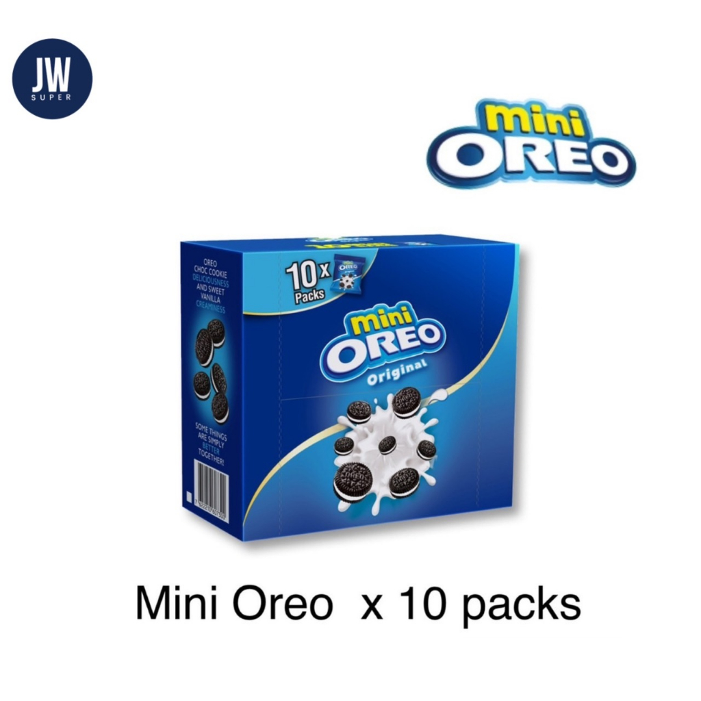ใหม่ Oreo Mini Original โอรีโอ มินิคุกกี้สอดไส้ครีม (รสวานิลลา) 20.4 ...