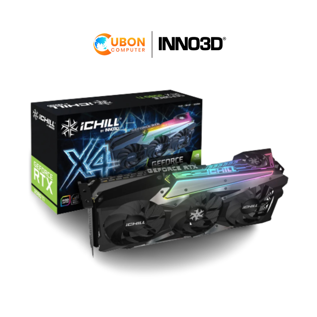 การ์ดจอ VGA INNO3D GEFORCE RTX 3080 TI ICHILL X4 - 12GB GDDR6X (C308T4 ...