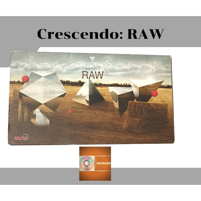 แผ่นซีดีเพลง แผ่นcd อัลบั้มเต็ม crescendo เครสเชนโด้ อัลบั้ม Raw ...