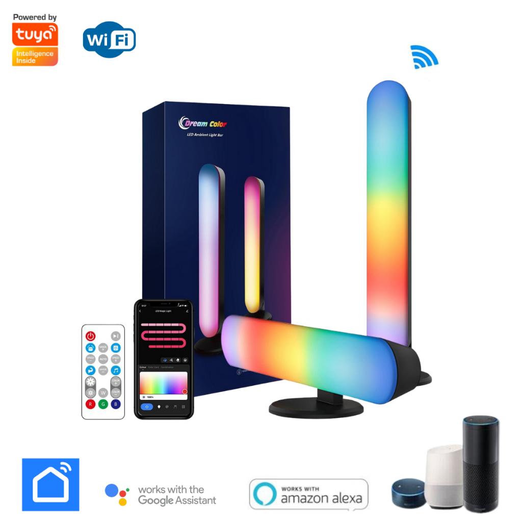 ไฟ RGBIC+ Light Bar WIFI-IR Tuya สั่งงานด้วยเสียง Alexa, Google ...