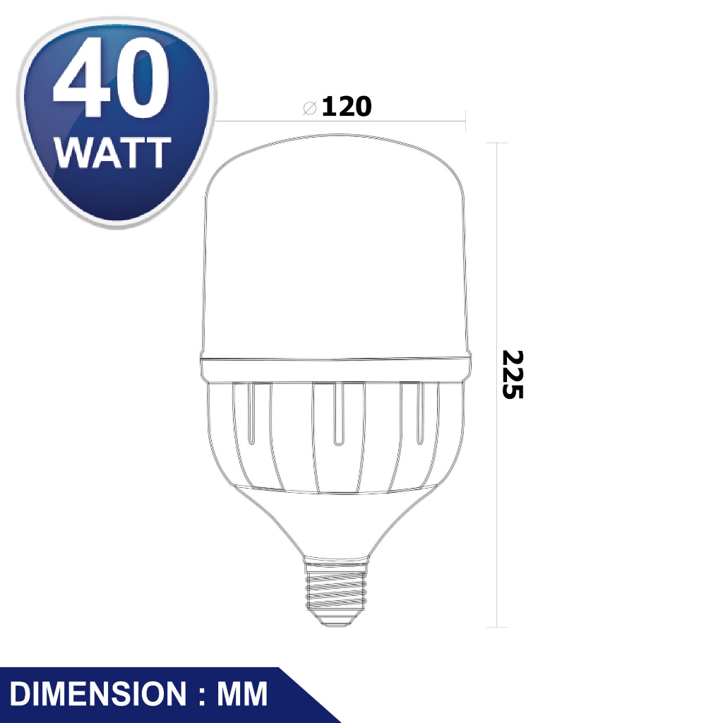 BEC หลอด LED BULB 30W 40W 50W รุ่น PEARL II 6500K แสงขาว ขั้ว E27 ...