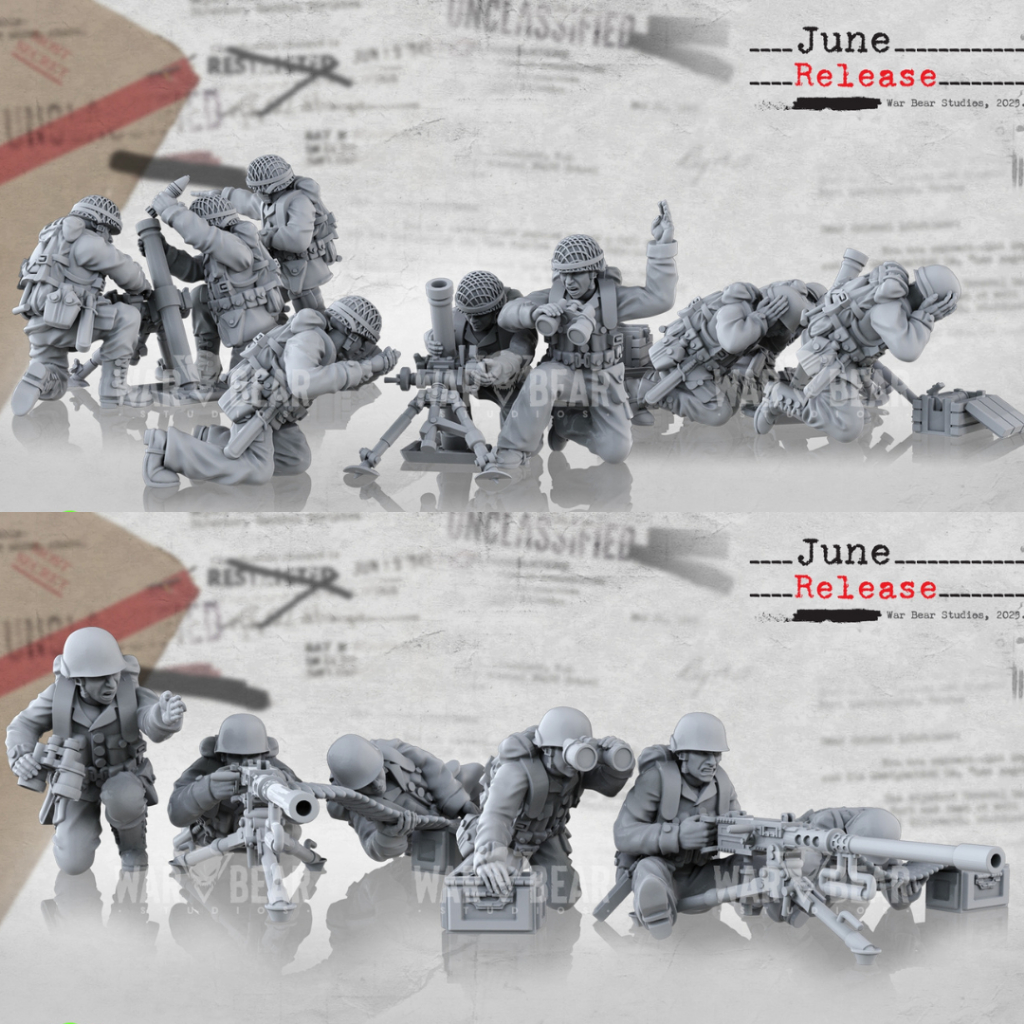 WWII US army in the Pacific support weapons -High quality and detailed ...