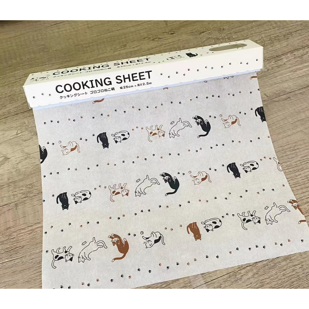กระดาษรองอบ Cooking sheet cat | Shopee Thailand
