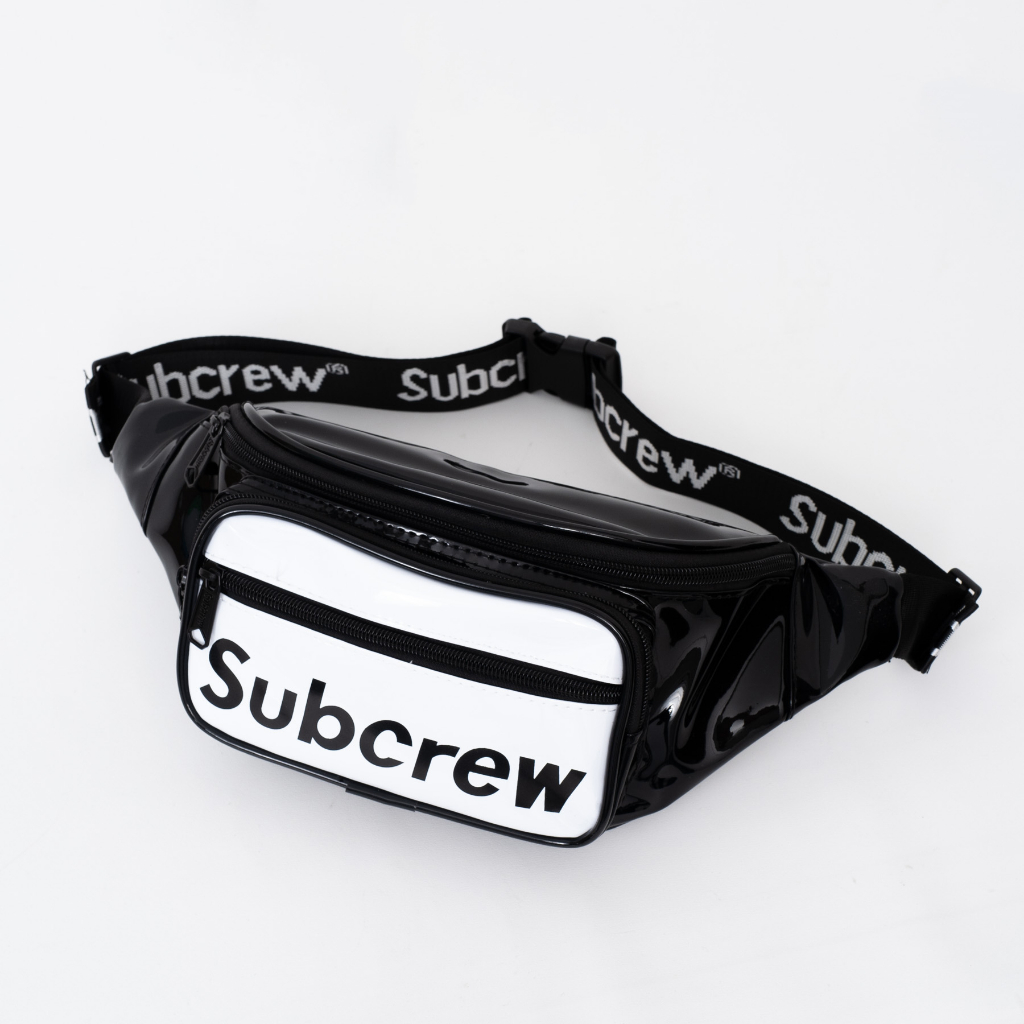 Subcrew กระเป๋าสะพายคาดอกผู้ชาย 3 ช่องซิป งานหนังแก้ว เท่ห์มีสไตล์ ...