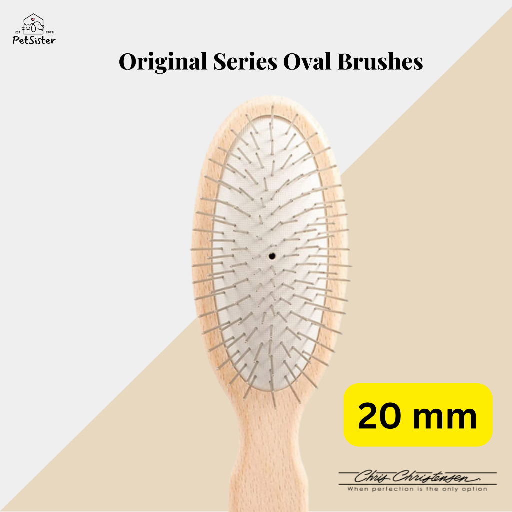 Chris Christensen Original Series Oval Pin Brush แปรงเข็มหมุดทรงรีหมา ...